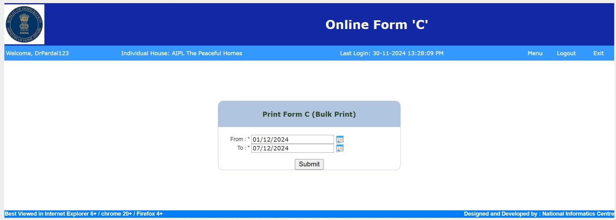 FRROやビザ更新に必要なインドの”Form C”とは!?